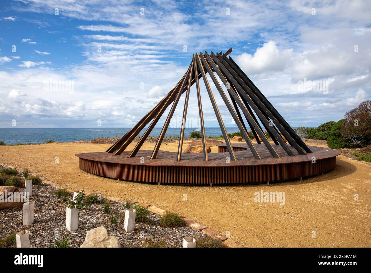 Signal Fire public artwork on the Curl Curl to Freshwater beach walk ...
