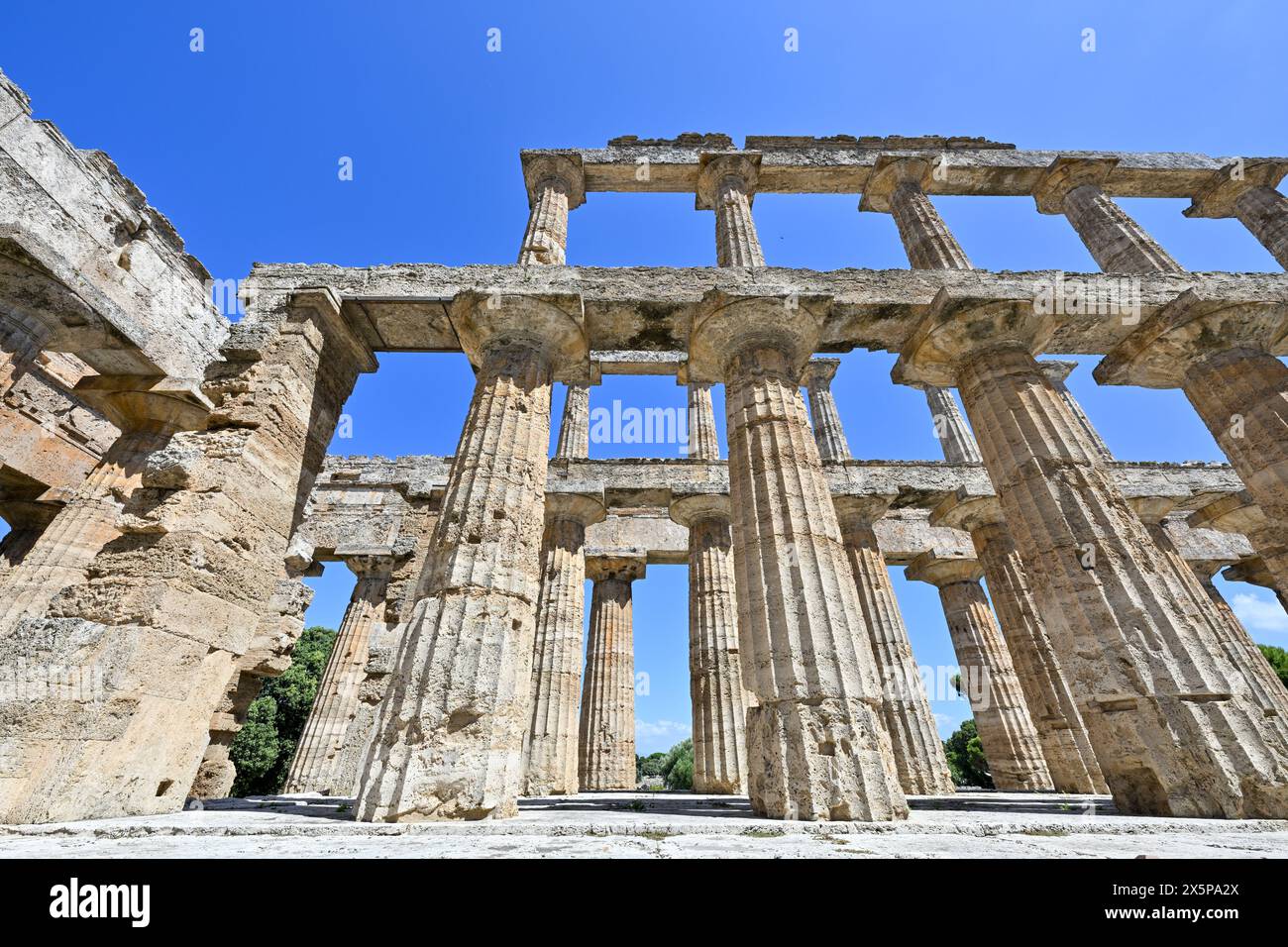 Temple of Hera II at famous Paestum Archaeological UNESCO World ...