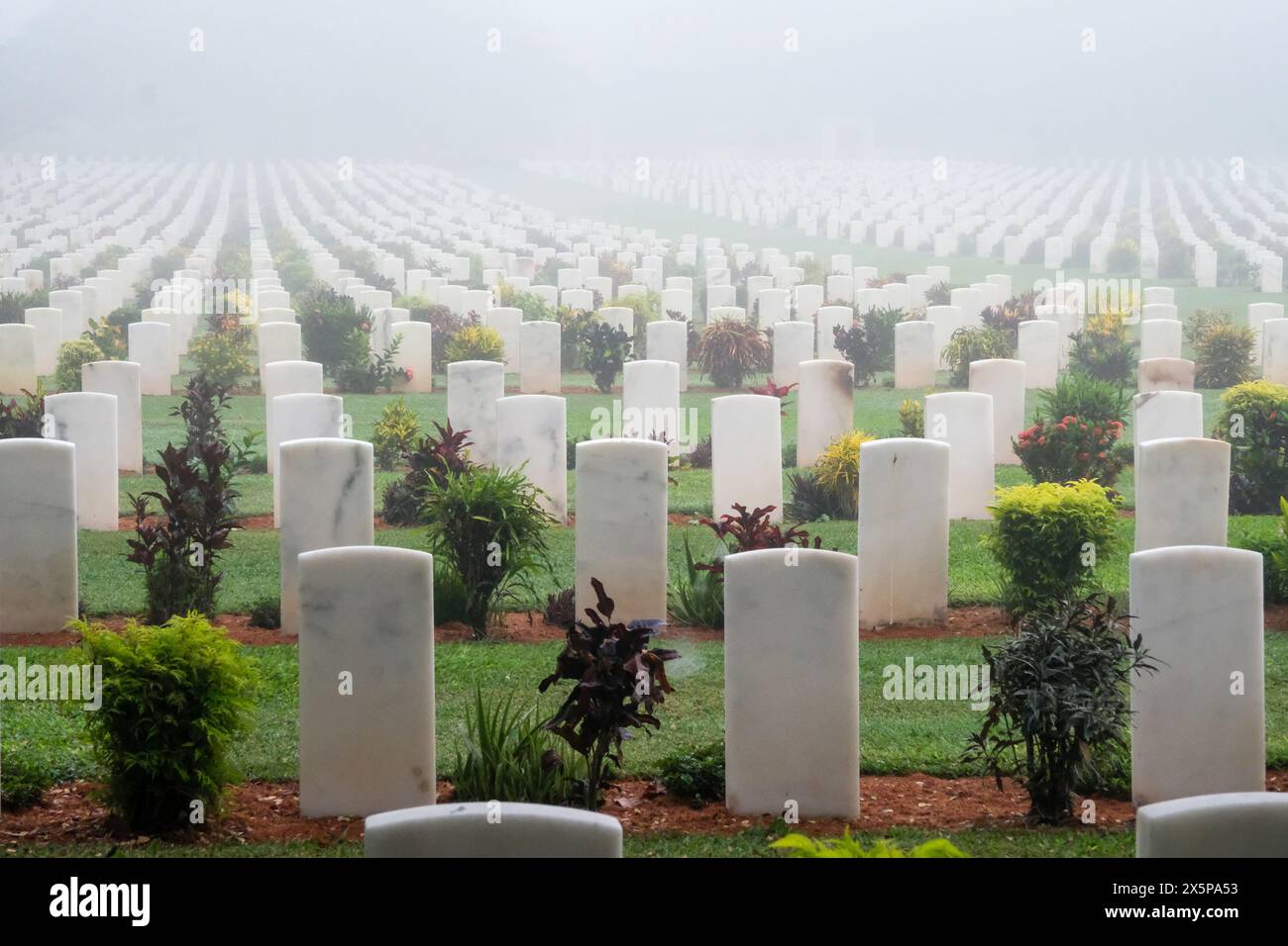Bomana War Cemetery, Port Moresby, Papua New Guinea Stock Photo - Alamy