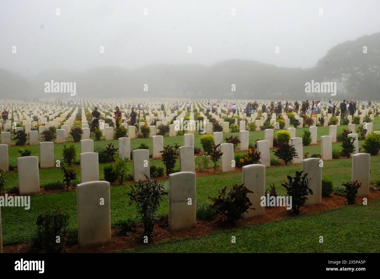 Bomana War Cemetery, Port Moresby, Papua New Guinea Stock Photo - Alamy