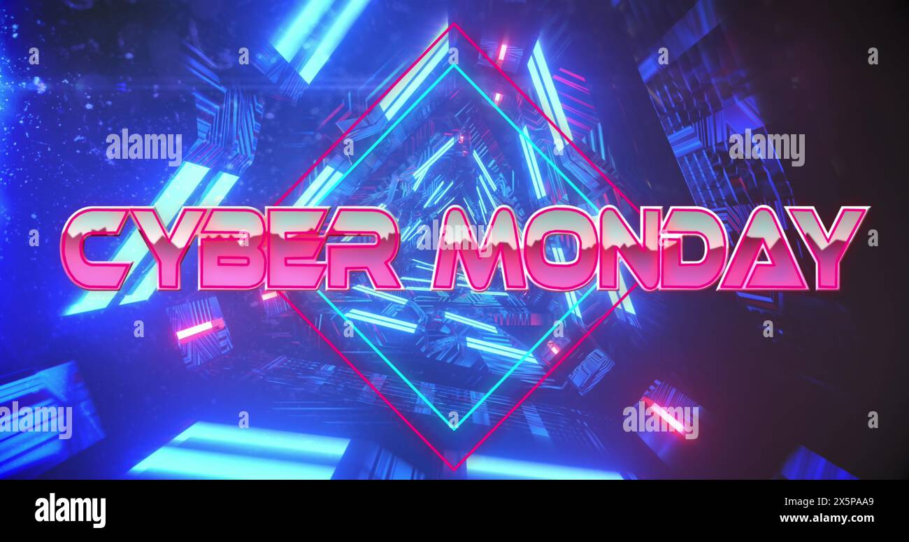 Animation cyber monday sale over hi-res stock photography and images ...