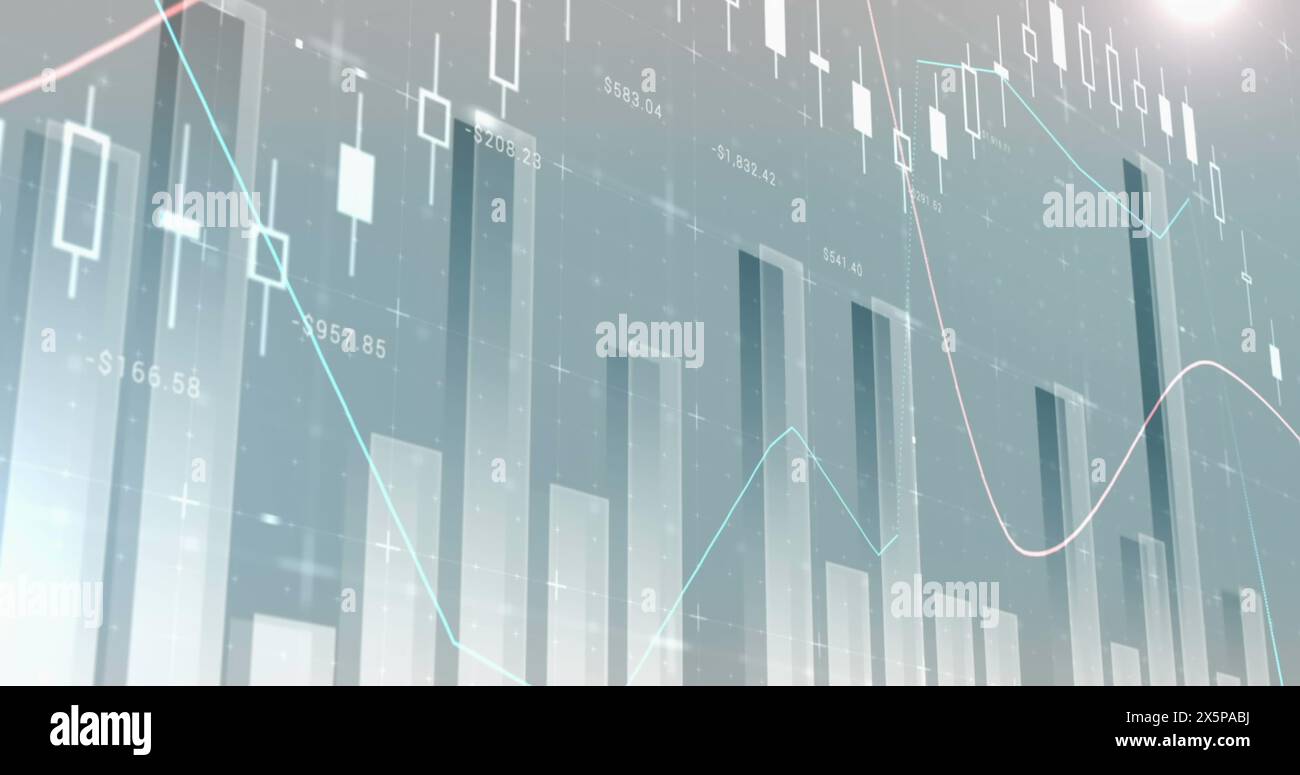 Image of multicolored profile icons over multiple hud interfaces and ...