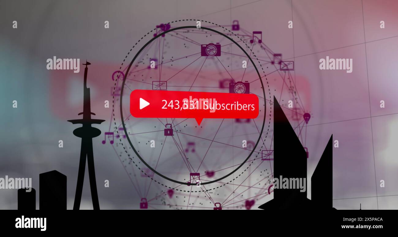 Digital composite globe numbers hi-res stock photography and images - Alamy