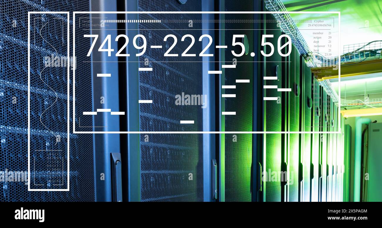 Data processing on a transparent background Stock Photo - Alamy