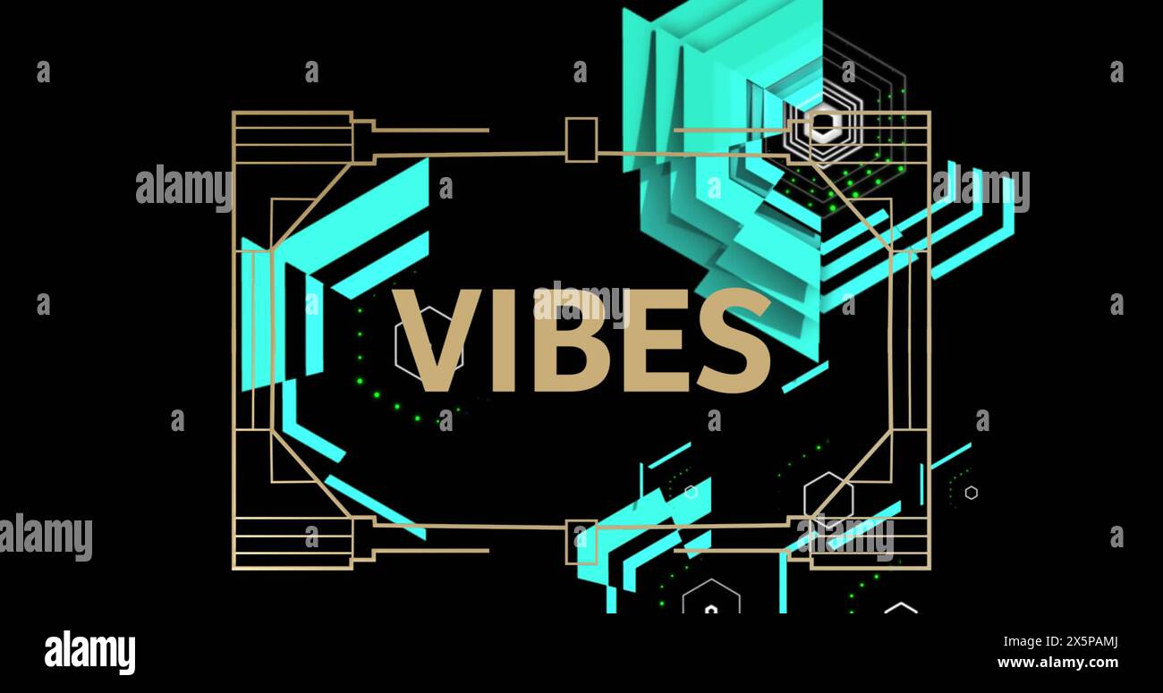 Animation vibes text in abstract hi-res stock photography and images ...