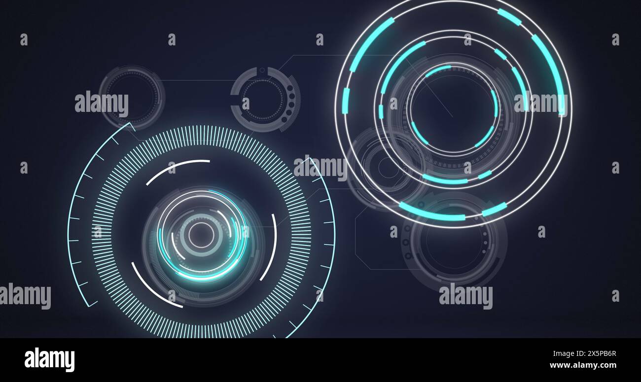 Image of scopes scanning and data processing Stock Photo - Alamy