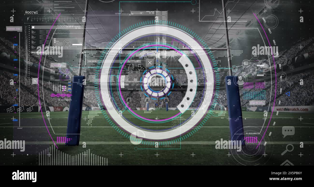 Animation digital icon scope scanning hi-res stock photography and ...