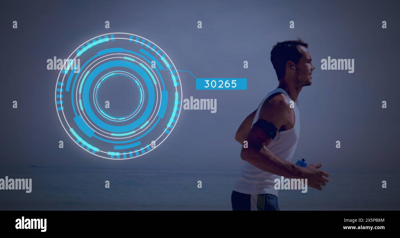 Animation man running scope scanning hi-res stock photography and ...