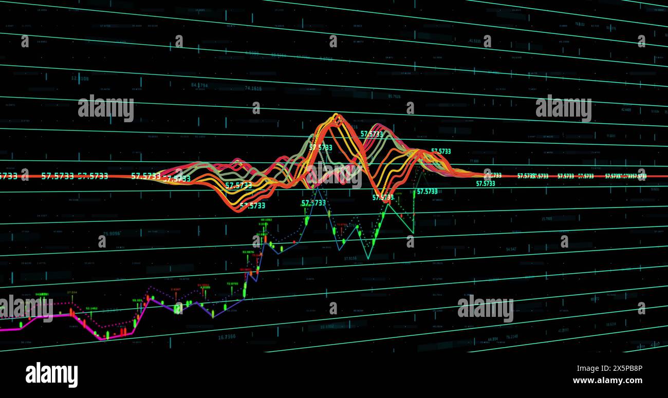 Animation statistics recording data processing hi-res stock photography ...