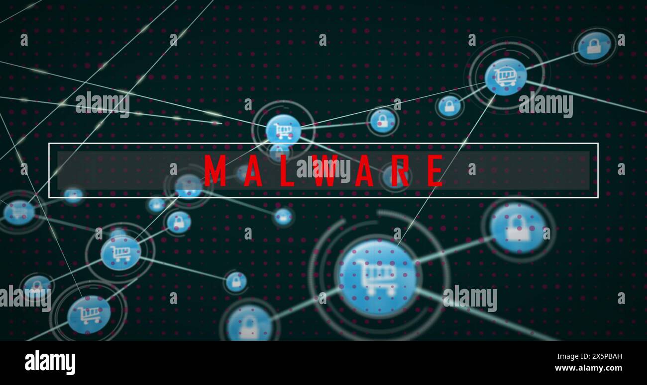 Network technology connecting lines hi-res stock photography and images ...