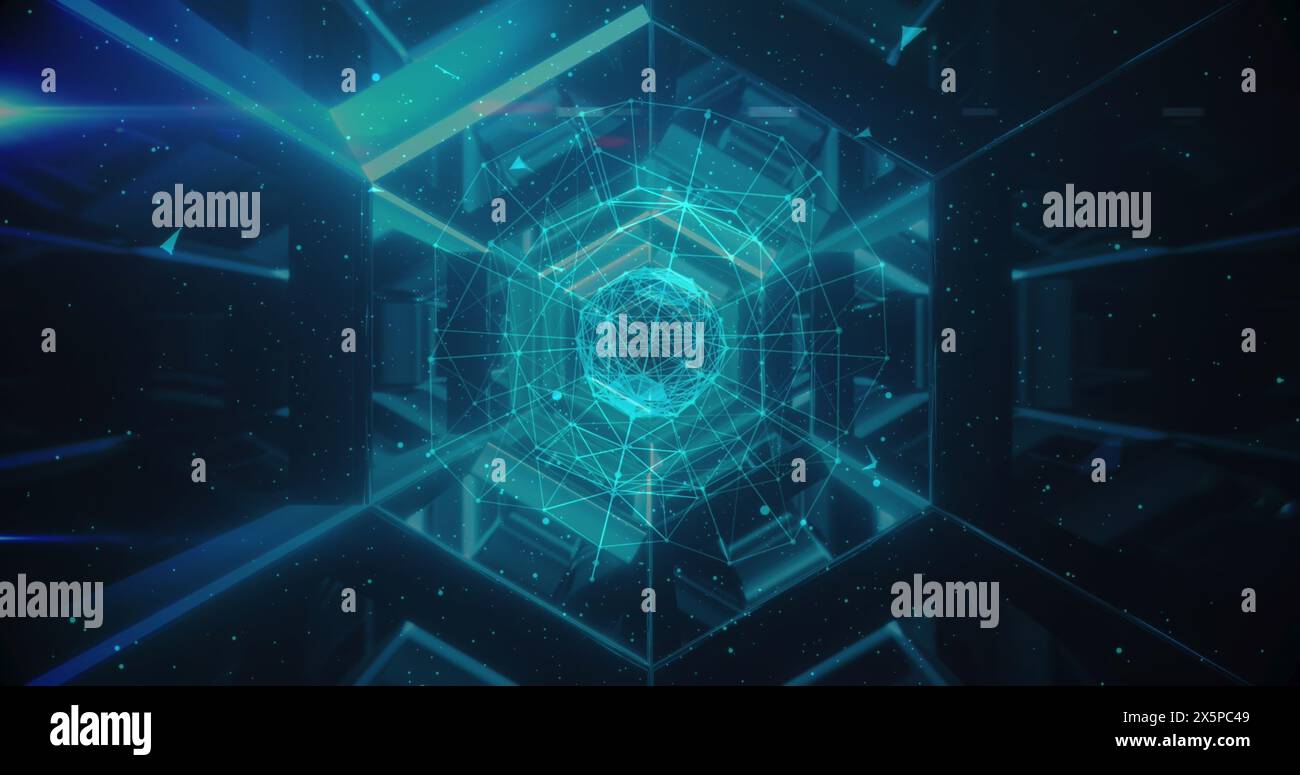 Animation cloud icons connections data hi-res stock photography and ...