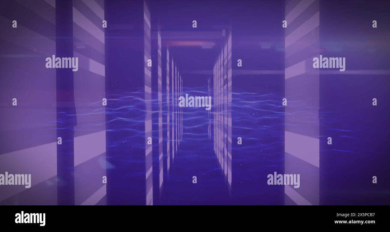 Digital qr code animation over hi-res stock photography and images - Alamy