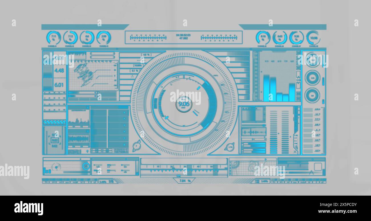 Scope image scope scanning background Stock Photo - Alamy