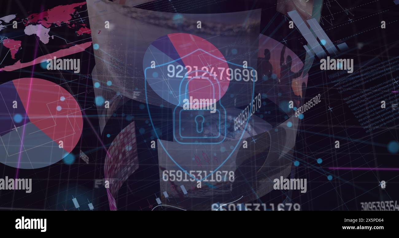 Animation rotating hud interface graphs hi-res stock photography and images - Alamy