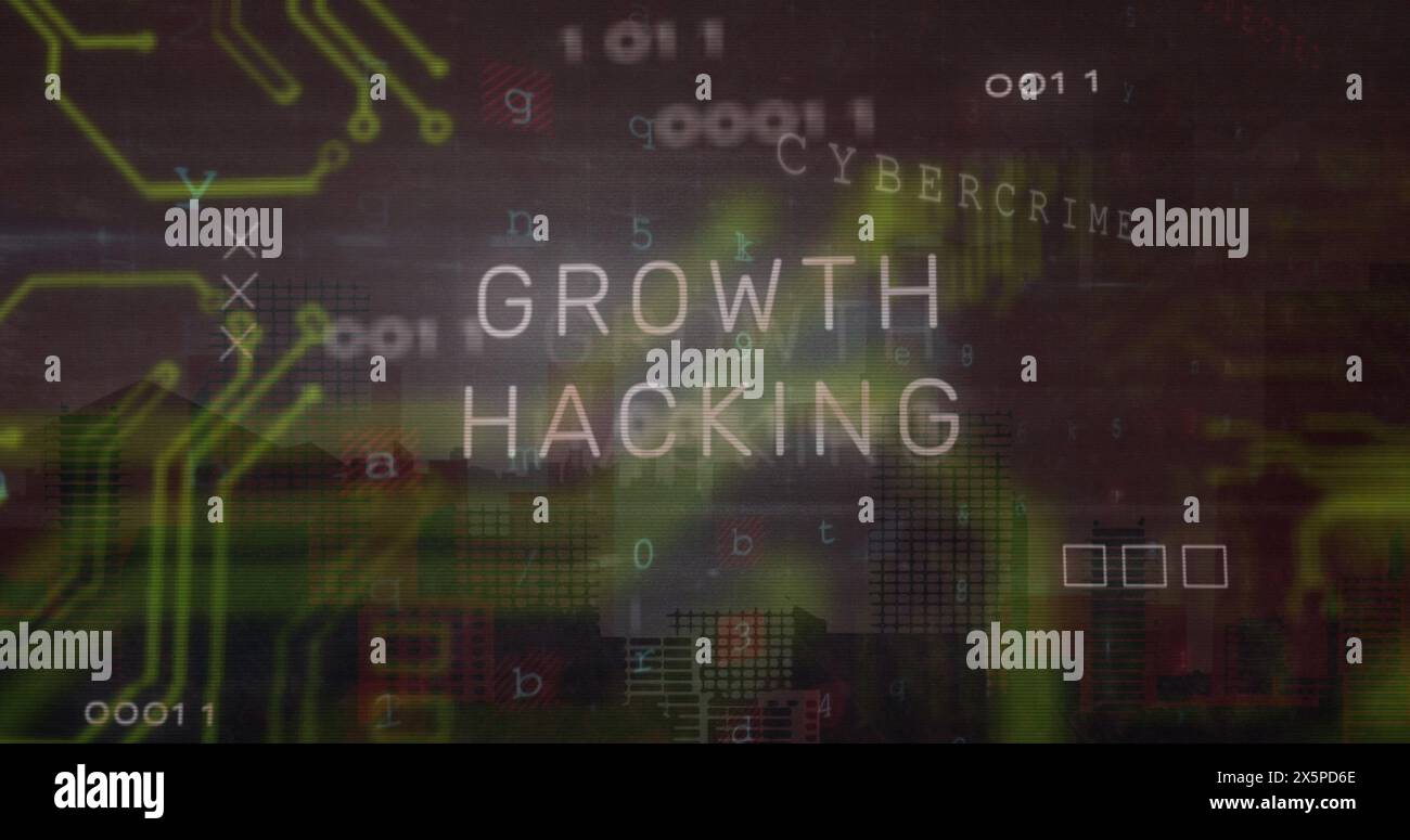 Growth hacking text over abstract hi-res stock photography and images - Alamy