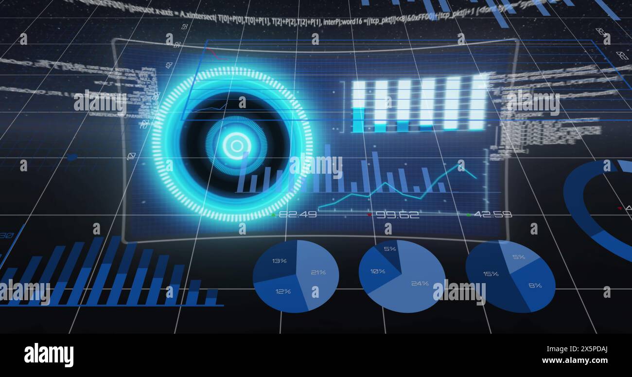 Animation data processing in screens hi-res stock photography and ...