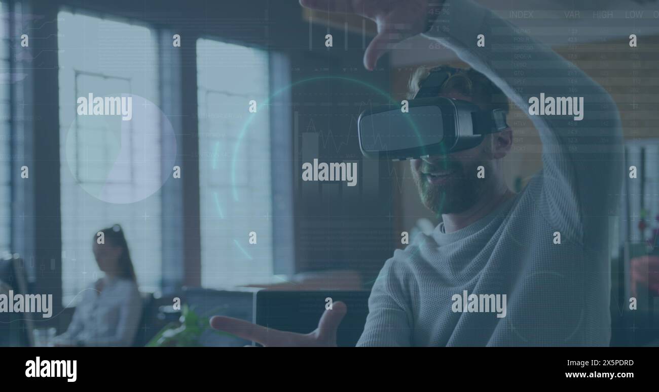 Using animation person in headset hi-res stock photography and images ...