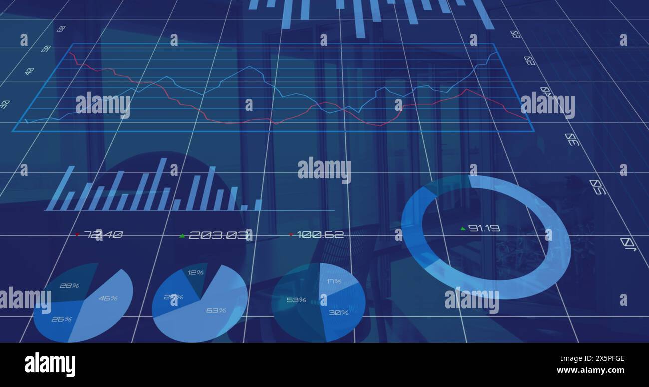 Trade graph showing increase hi-res stock photography and images - Alamy