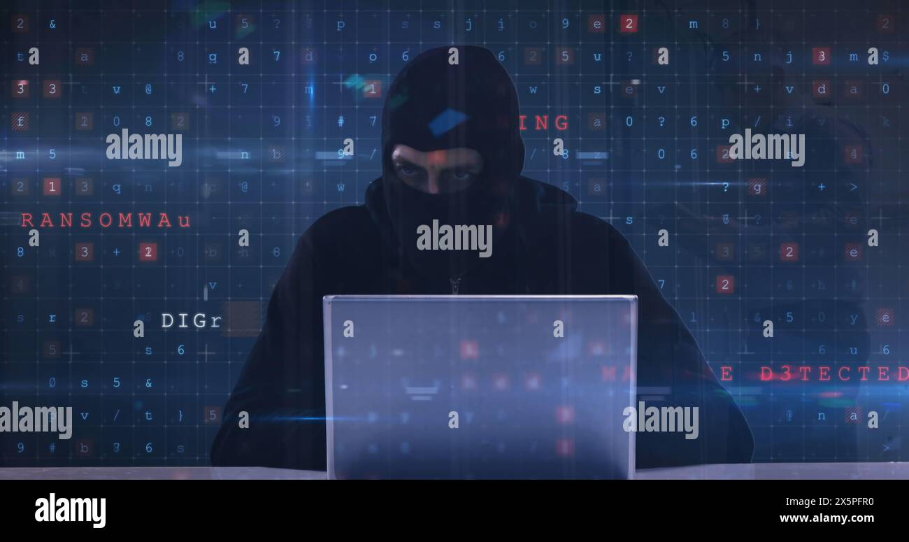 Animation cyber attack warning network hi-res stock photography and ...