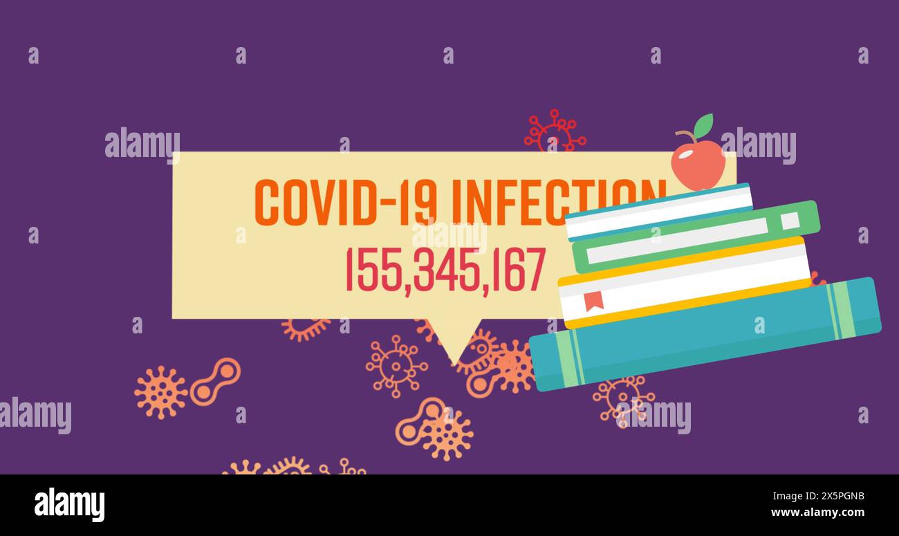 Digital animation covid 19 text hi-res stock photography and images - Alamy