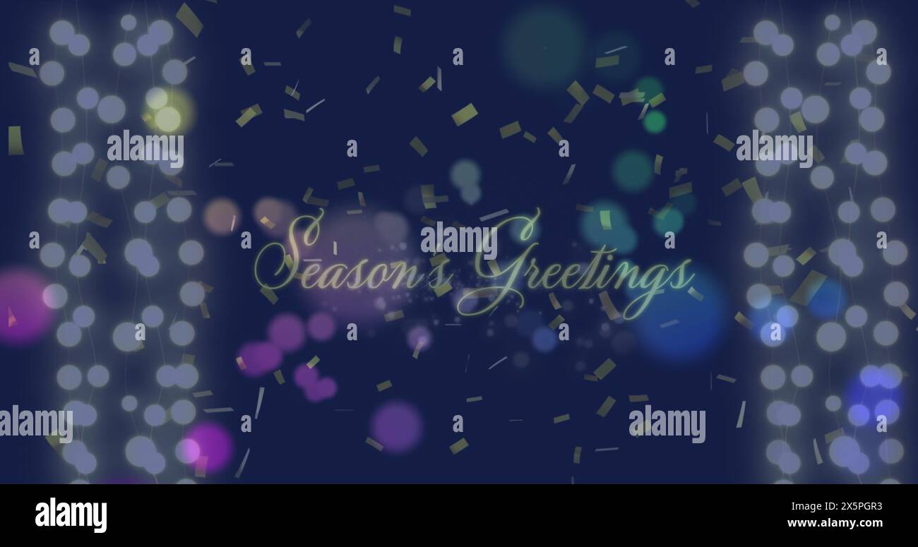 Animation snow falling over spot hi-res stock photography and images ...