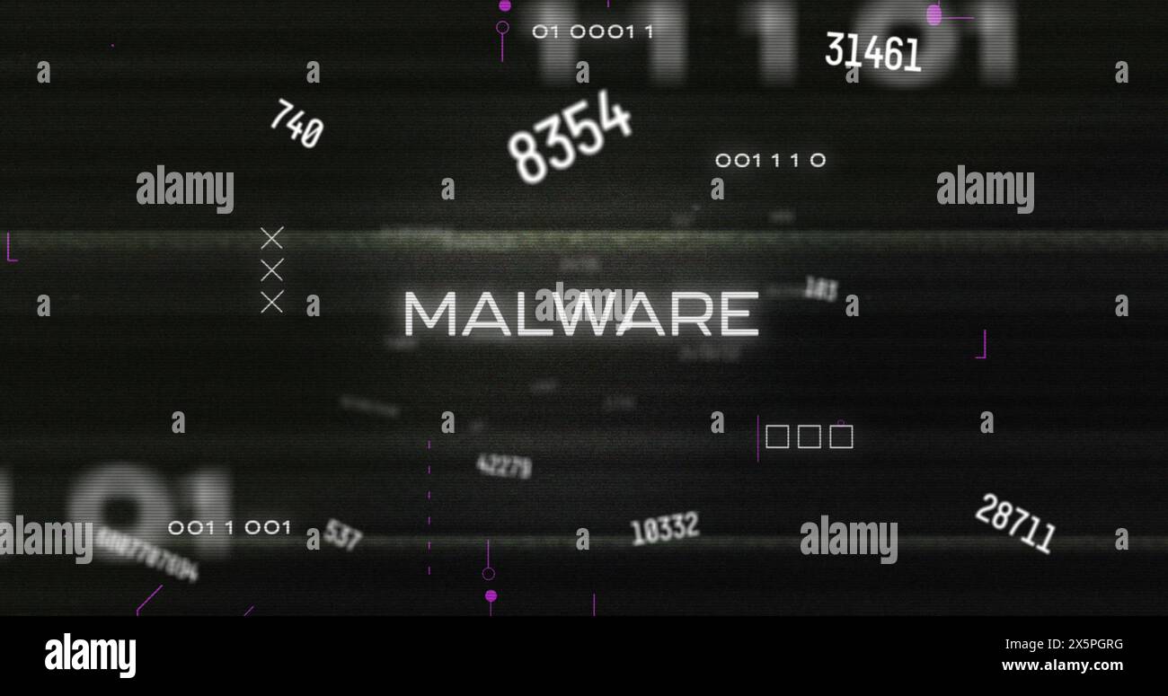Animation malware text computer circuit hi-res stock photography and images - Alamy