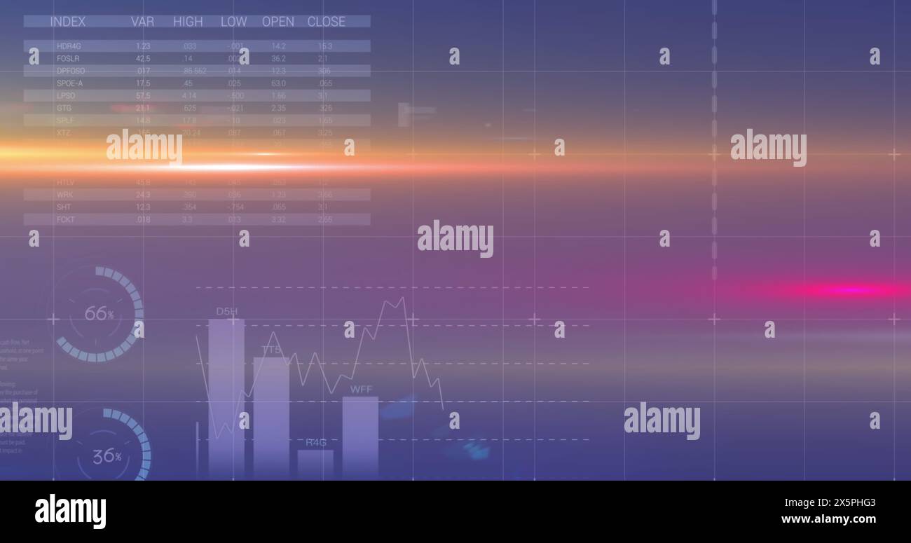 Showing data on digital hi-res stock photography and images - Alamy