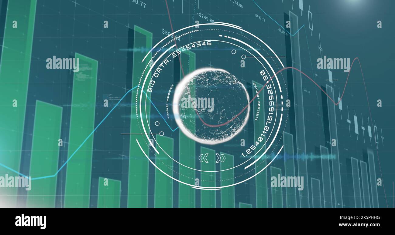 Image of data processing and scope scanning Stock Photo - Alamy