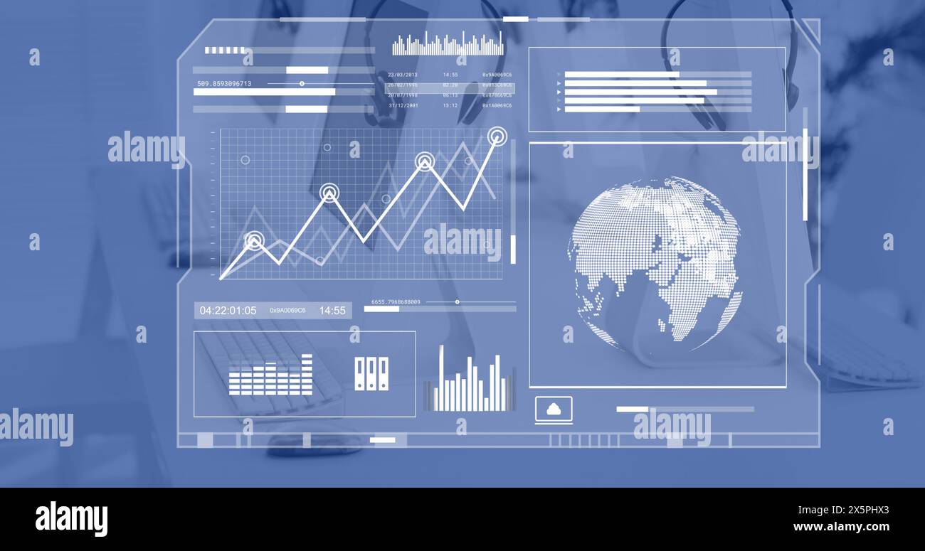 Animation financial data charts graphs hi-res stock photography and ...