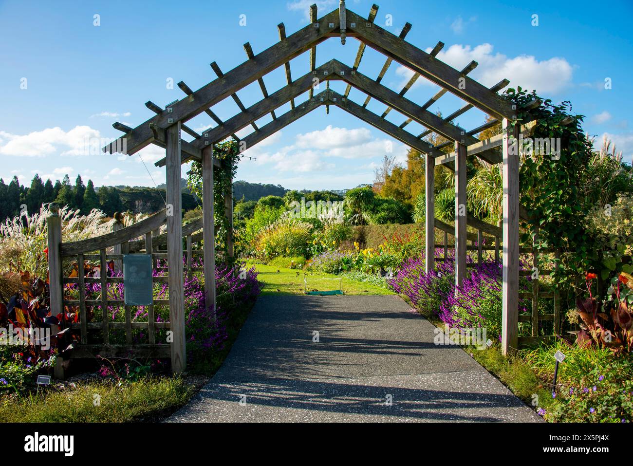 Auckland Botanic Gardens - New Zealand Stock Photo - Alamy