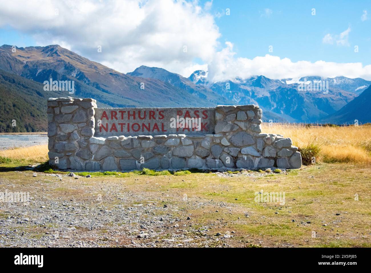 Arthur's Pass National Park - New Zealand Stock Photo - Alamy