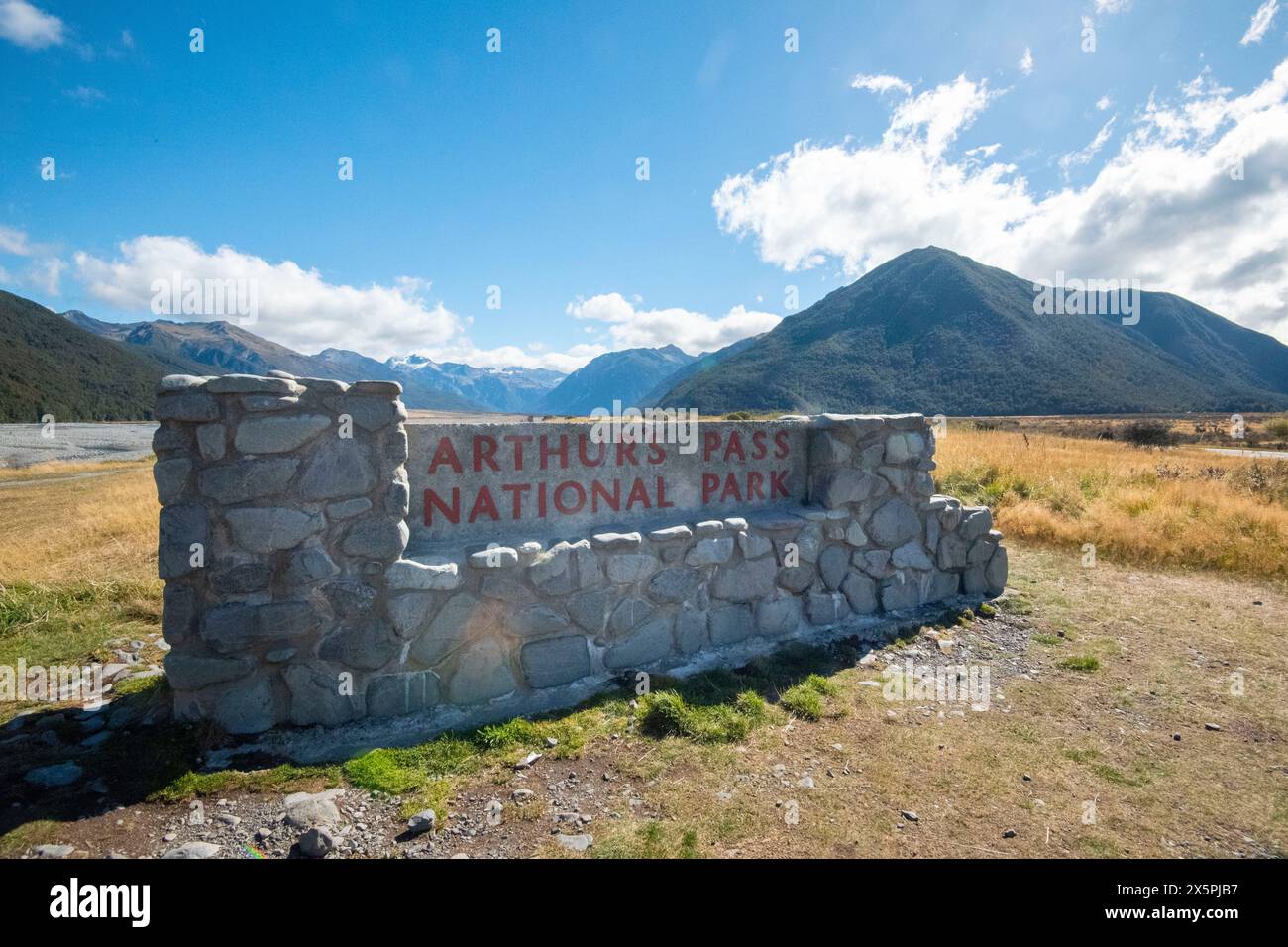 Arthur's Pass National Park - New Zealand Stock Photo - Alamy
