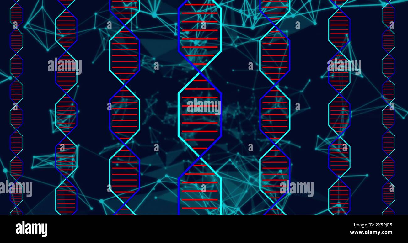 Animation dna strand geometric shapes hi-res stock photography and ...