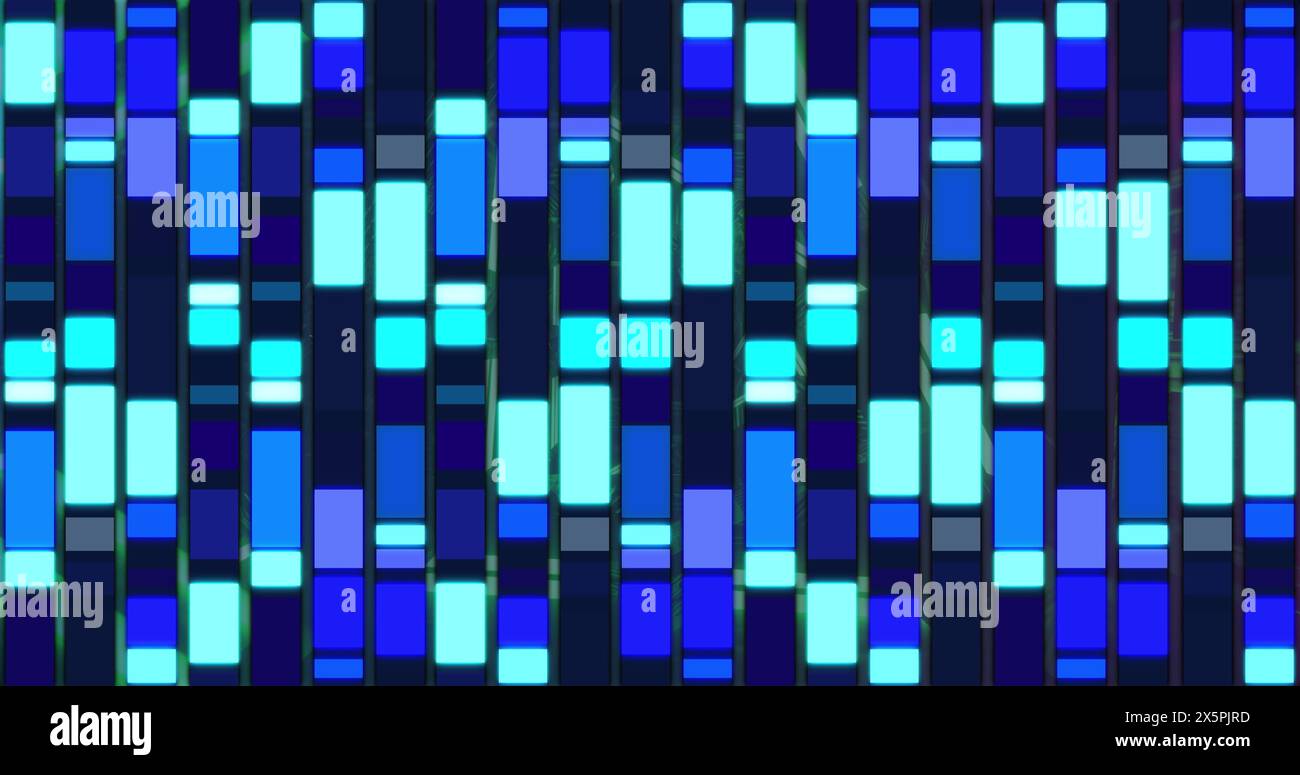 Image of moving shapes on black background Stock Photo - Alamy