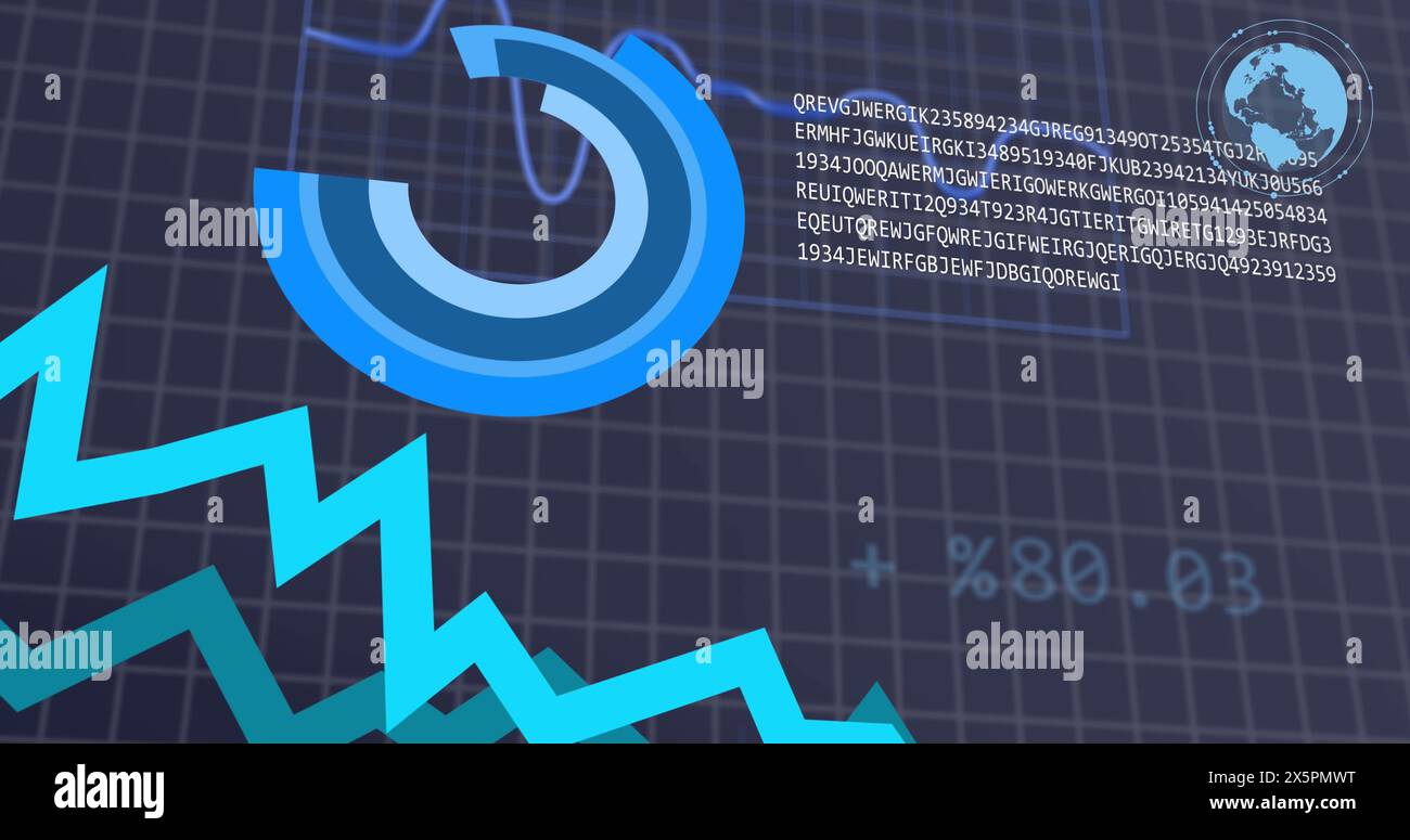 Image Of Interface With Statistical Data Processing Over Grid Network