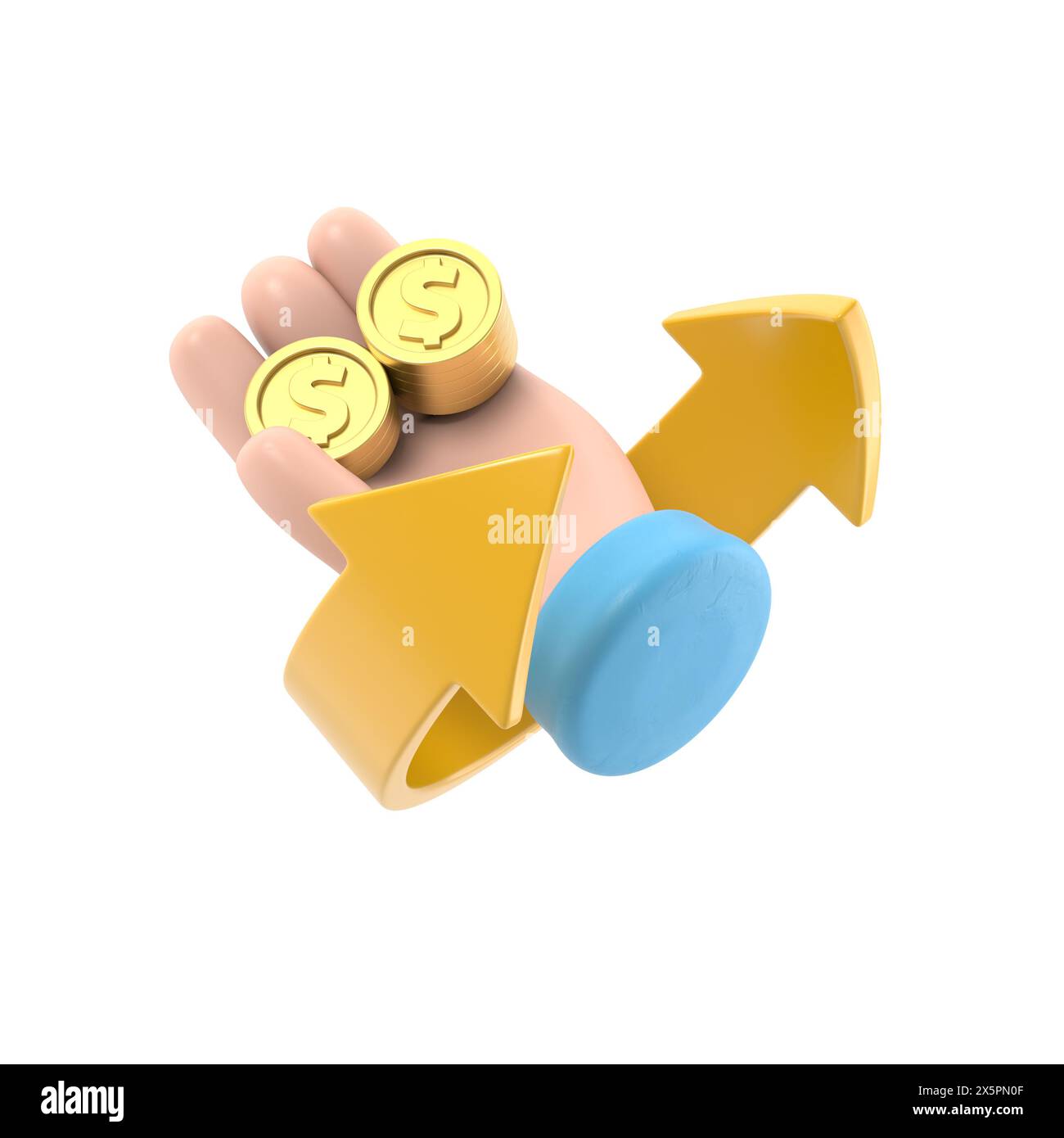 Cartoon character dollar sign hi-res stock photography and images - Alamy