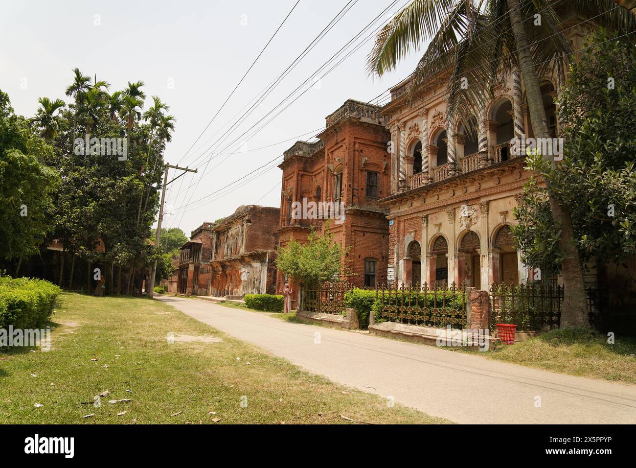 General view of Panam City. Sonargaon, Narayanganj, Bangladesh. Indo-British architectural style ...