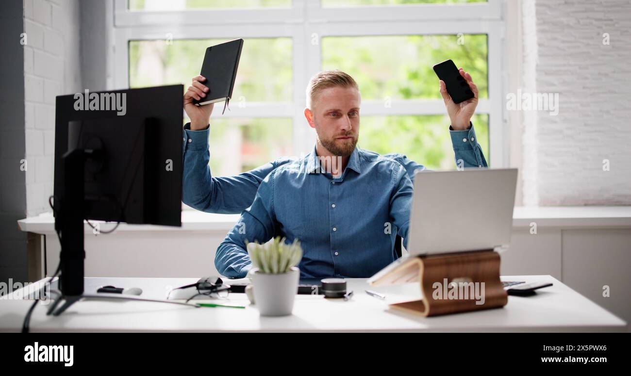 Doing multitask hi-res stock photography and images - Alamy