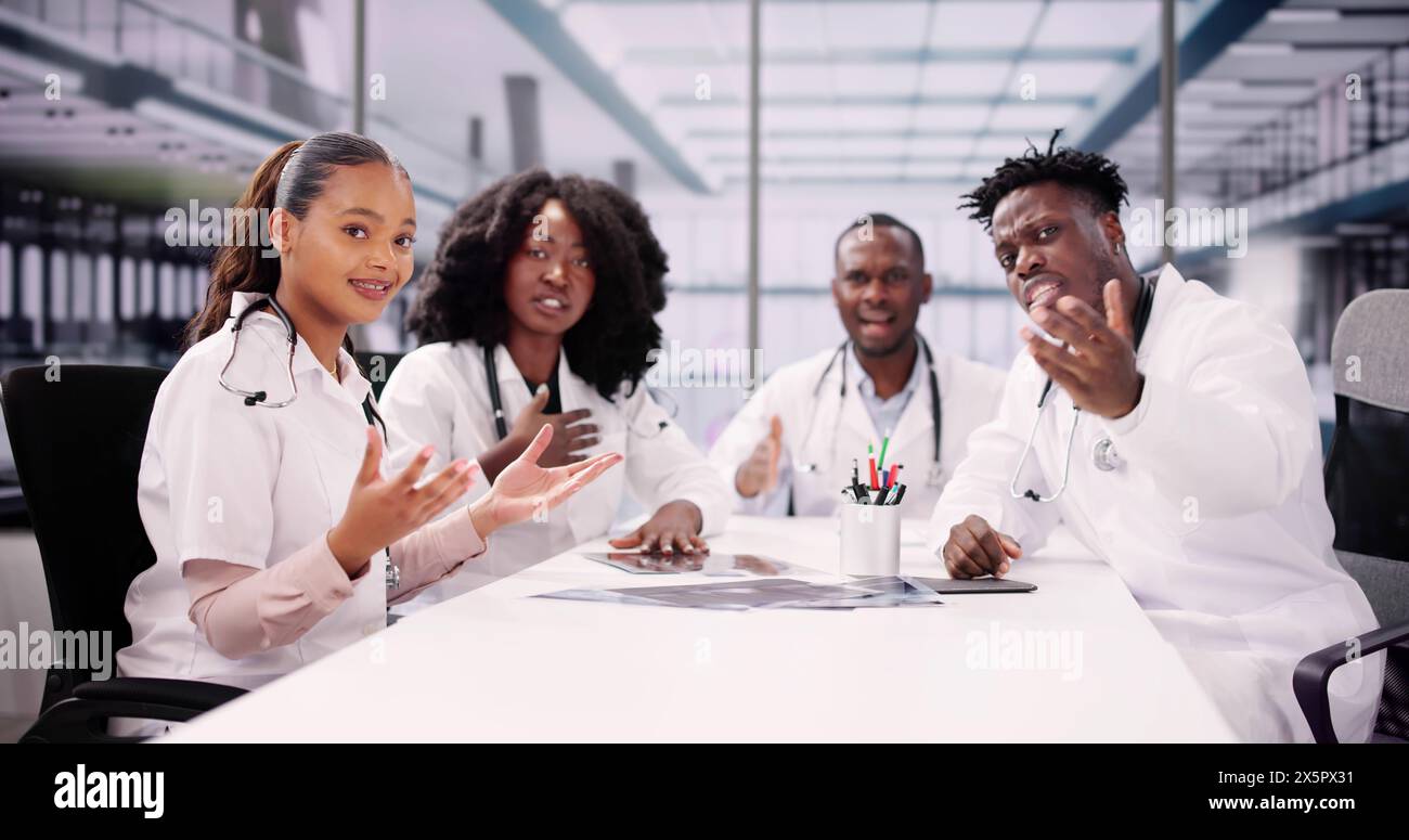 Online Video Conference Webinar Angry People Arguing And Shouting Stock ...