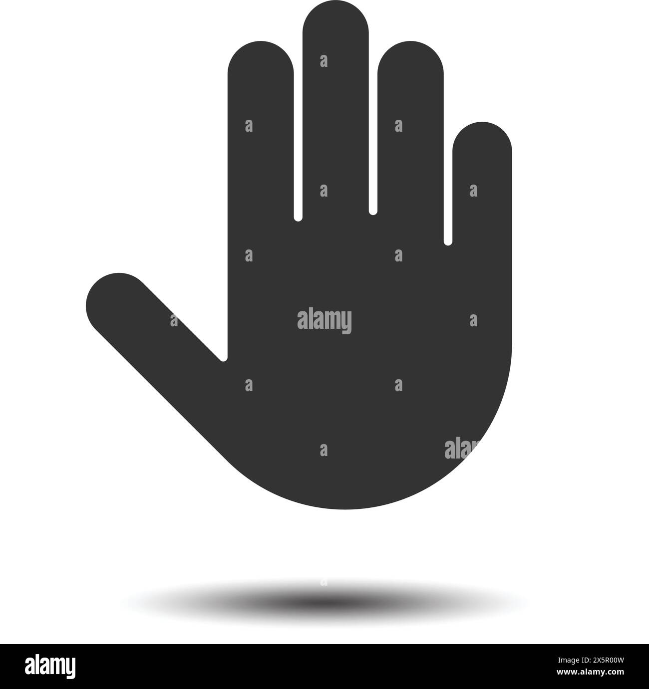Simple Hand Icon, Vector Illustration Stock Vector Image & Art - Alamy