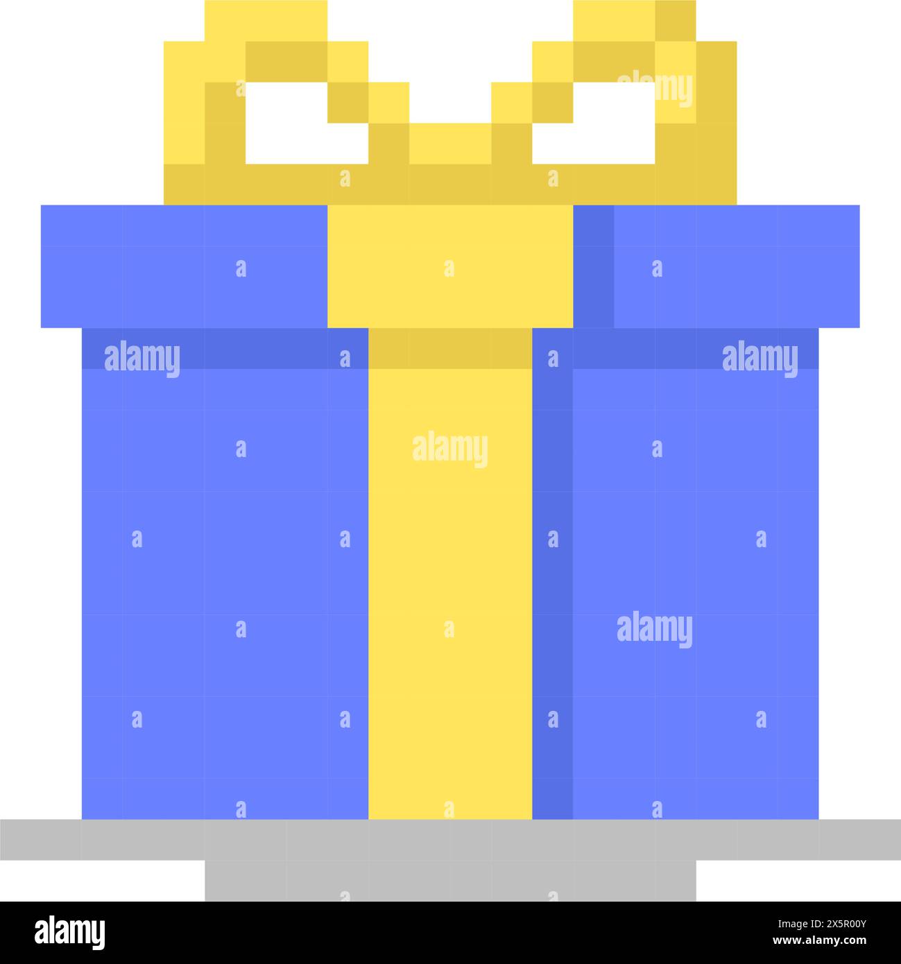 Gift box, icon in 8 bit style Stock Vector Image & Art - Alamy