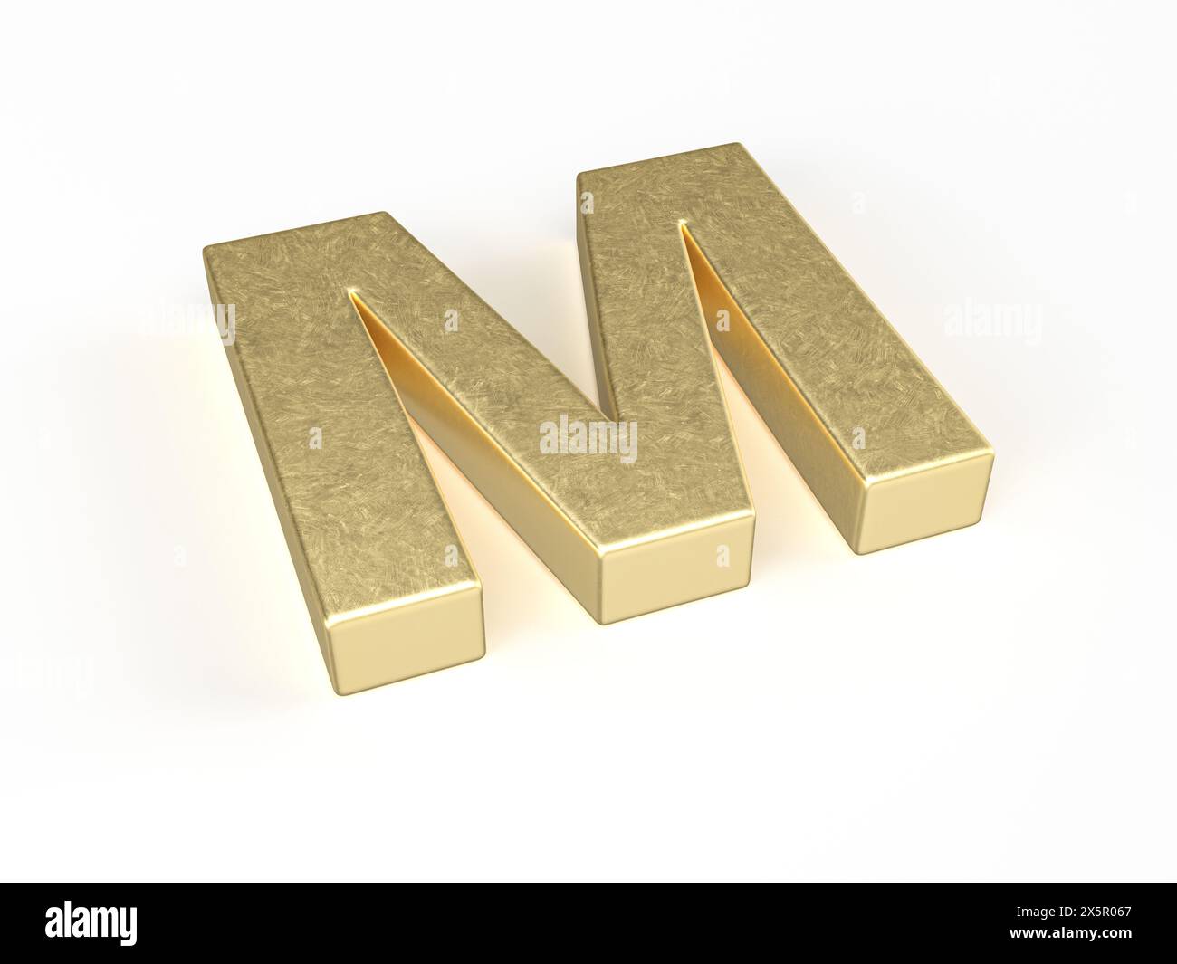 Gold letter m hi-res stock photography and images - Alamy