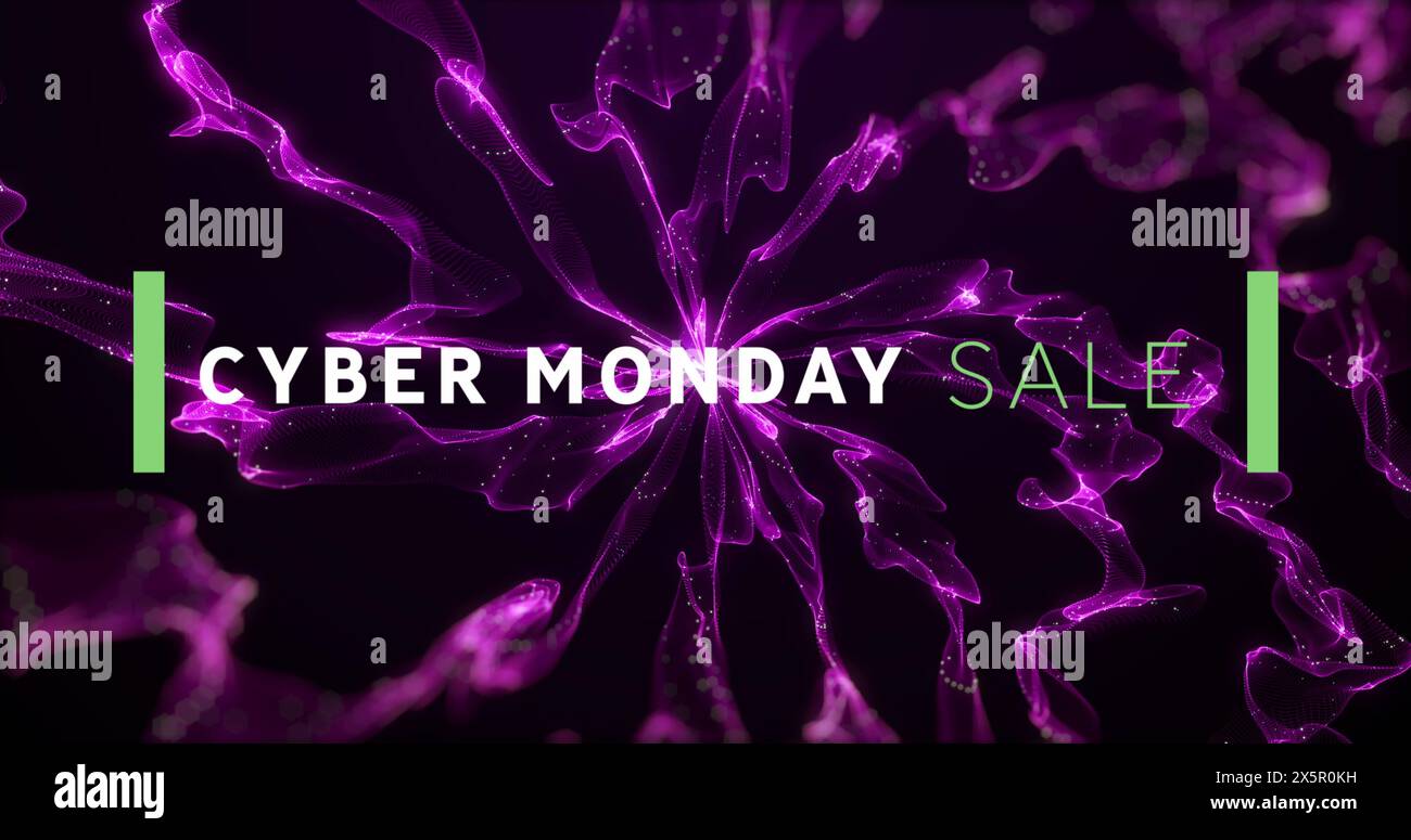 Animation cyber monday text lines hi-res stock photography and images ...