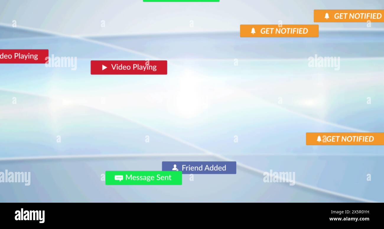 Animation social media reactions data hi-res stock photography and ...