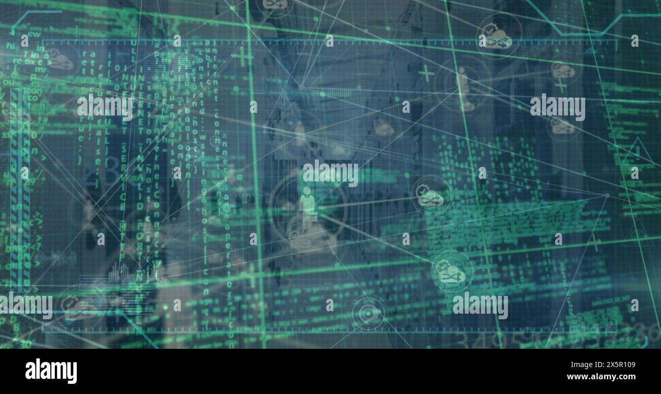 Animation network connections globe people hi-res stock photography and ...