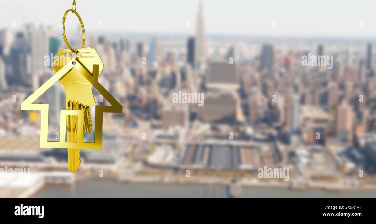 Animation gold house fob key hi-res stock photography and images - Alamy