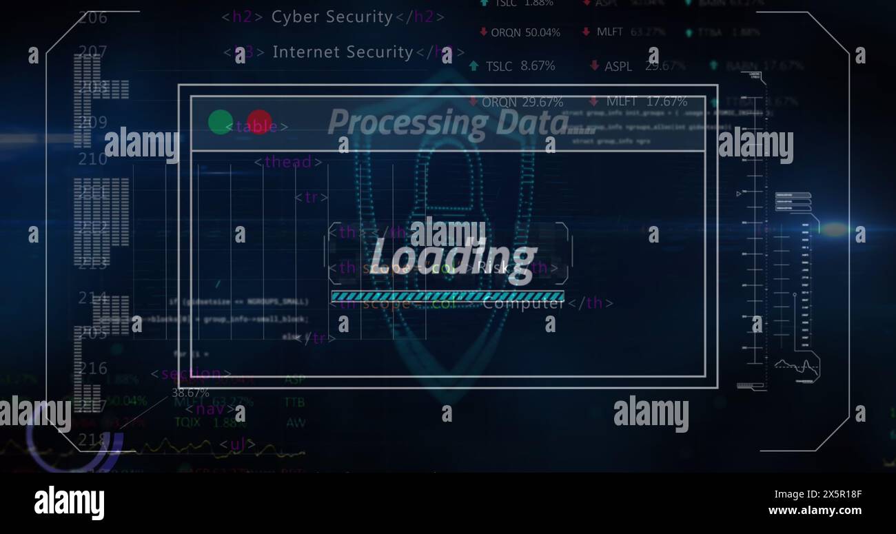 Number animation over abstract glowing hi-res stock photography and ...