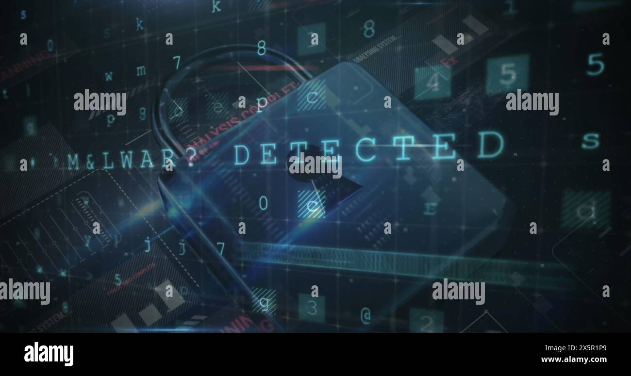 Animation padlock network connections icons hi-res stock photography and images - Alamy