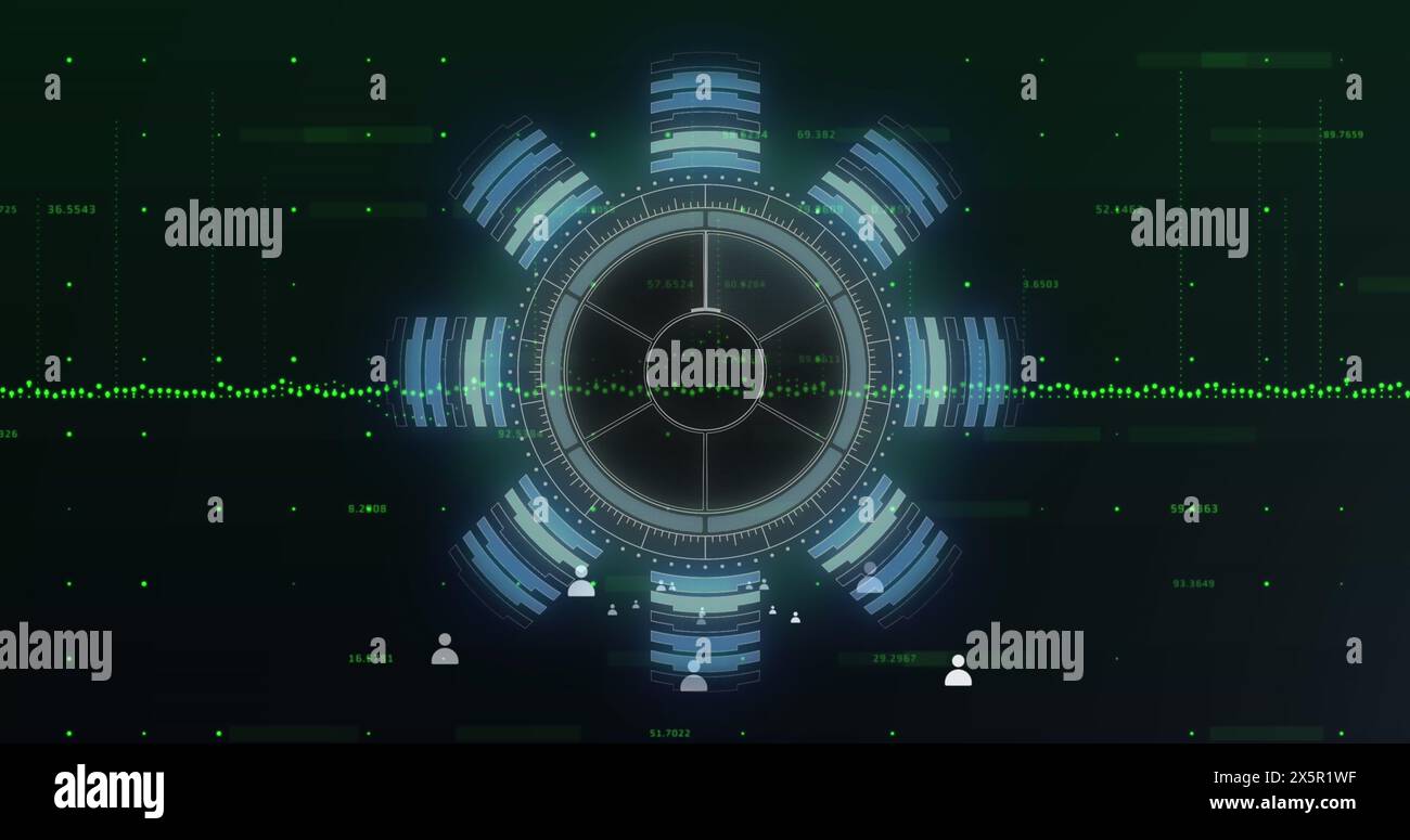 Animation scope scanning network people hi-res stock photography and images - Alamy