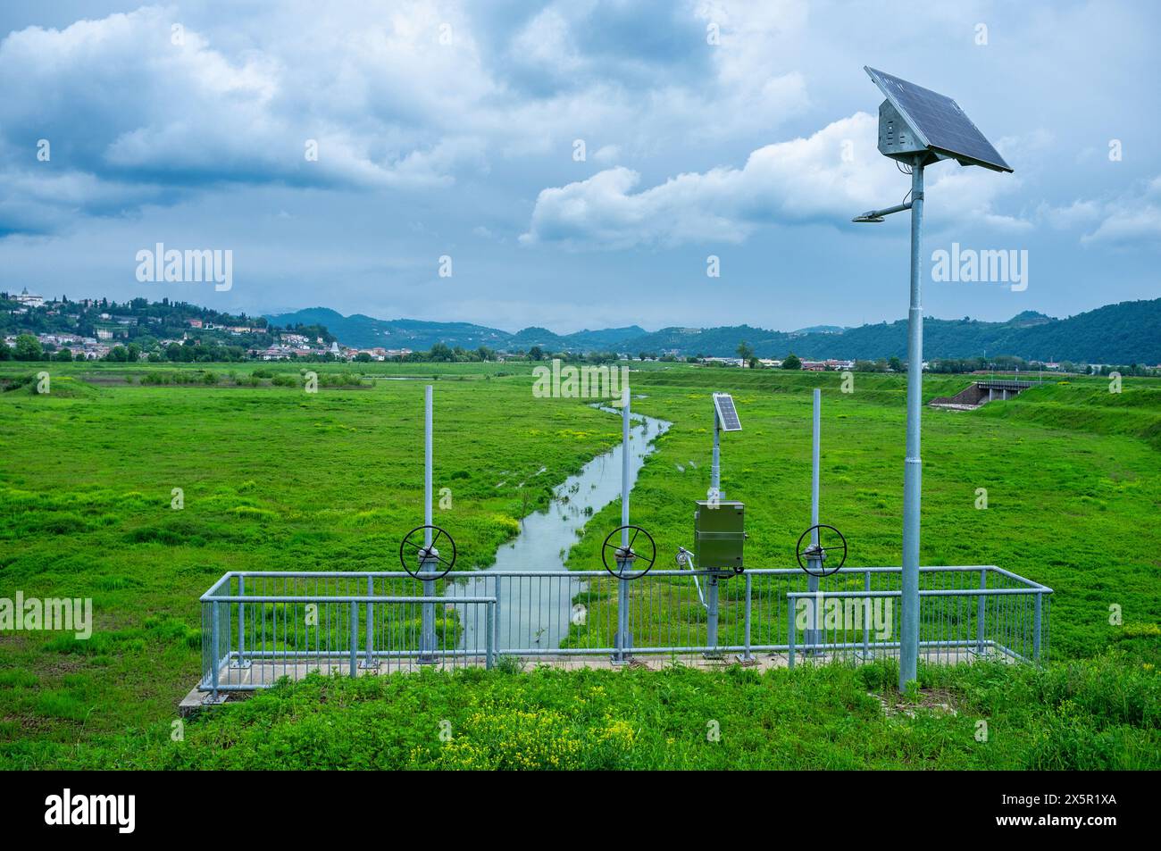 River engineering works for flood protection and hydraulic and ...